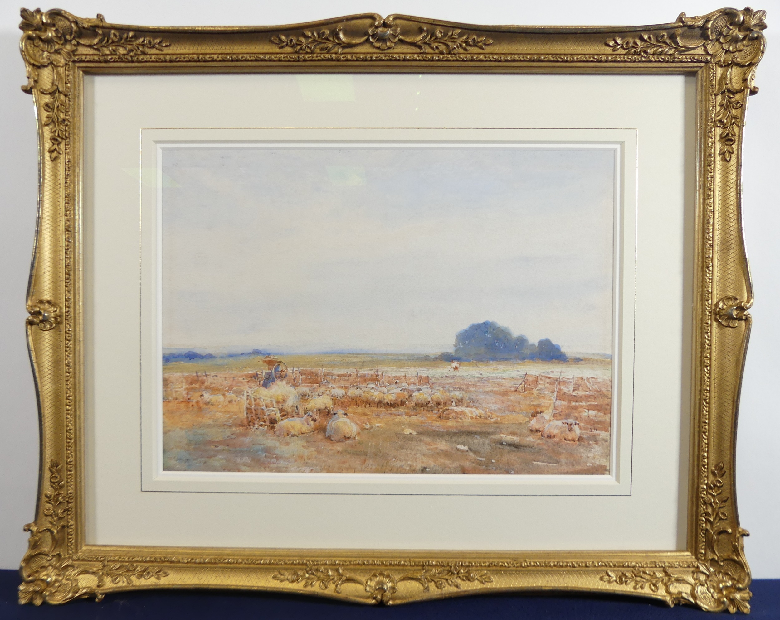 Claude Hayes | The sheepfold | MutualArt