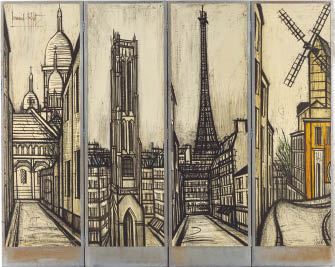 Bernard Buffet | PARAVENT (1967) | MutualArt