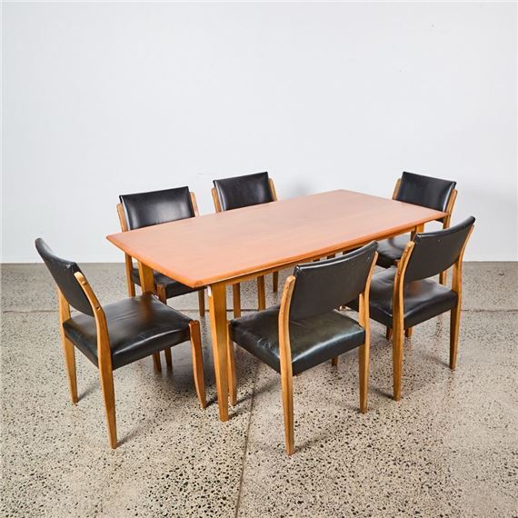 Jon Jansen | A Jon Jansen Mid Century Six Seater Mahogany Dining Table ...