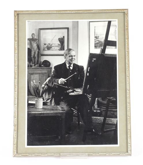 Cor Visser | pencil signed sketch of the artist dated 1932; photographs ...