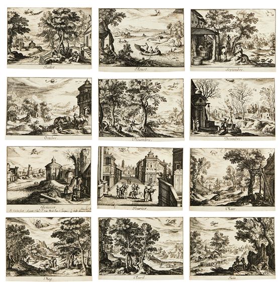 Charles-Nicolas Cochin the Younger | The Twelve Months of the Year ...