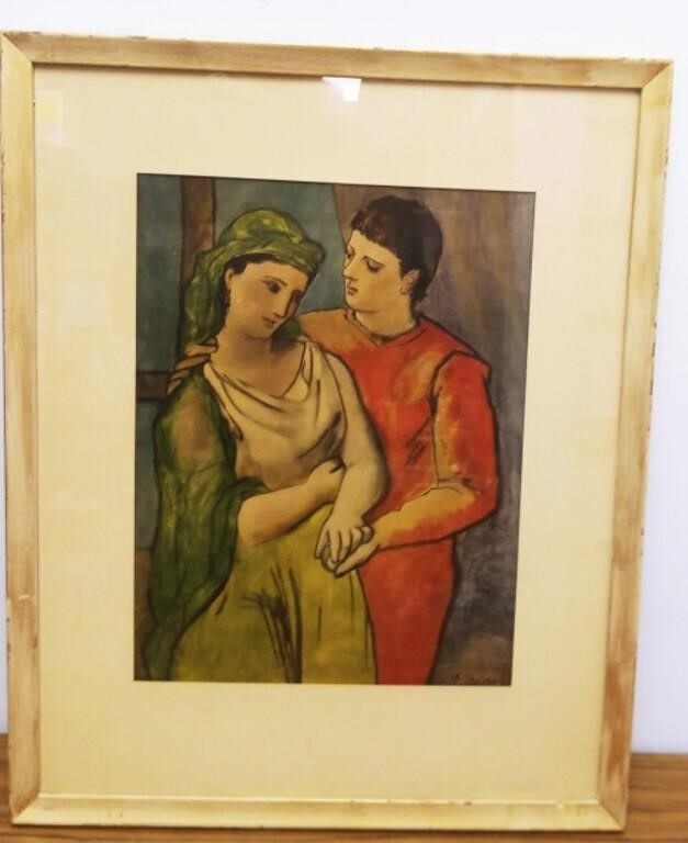 Pablo Picasso | Picasso The Lovers Vintage Color Lithogragh (Circa ...
