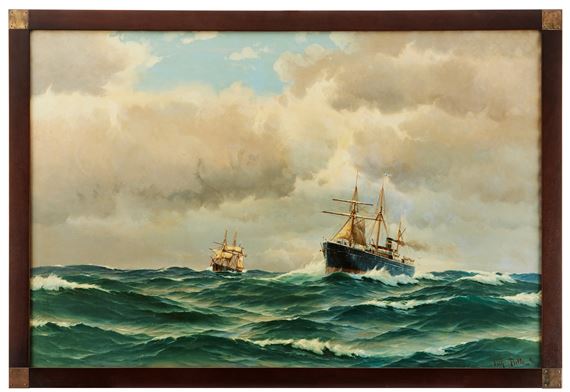 Vilhelm Bille | Skepp till havs | MutualArt