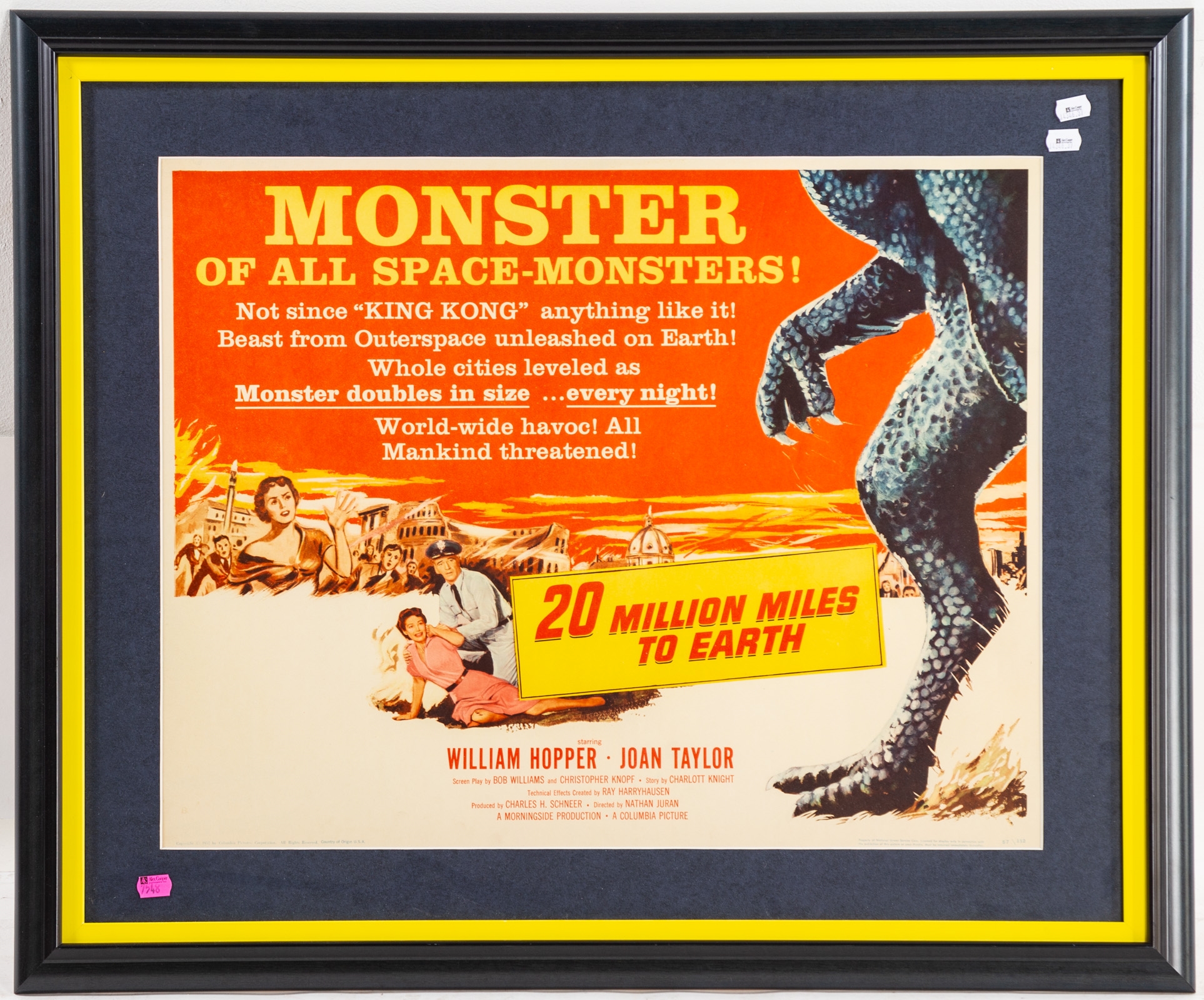 Columbia Pictures | 20 Million Miles to Earth (1957) | MutualArt