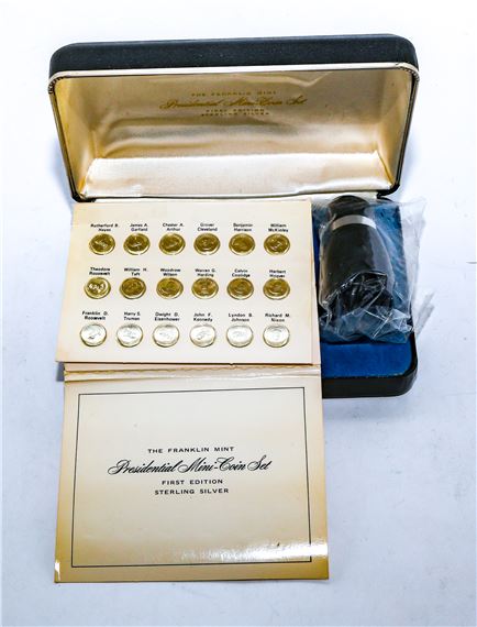 Franklin Mint | Franklin Mint Presidential Mini Coin Set Sterling ...