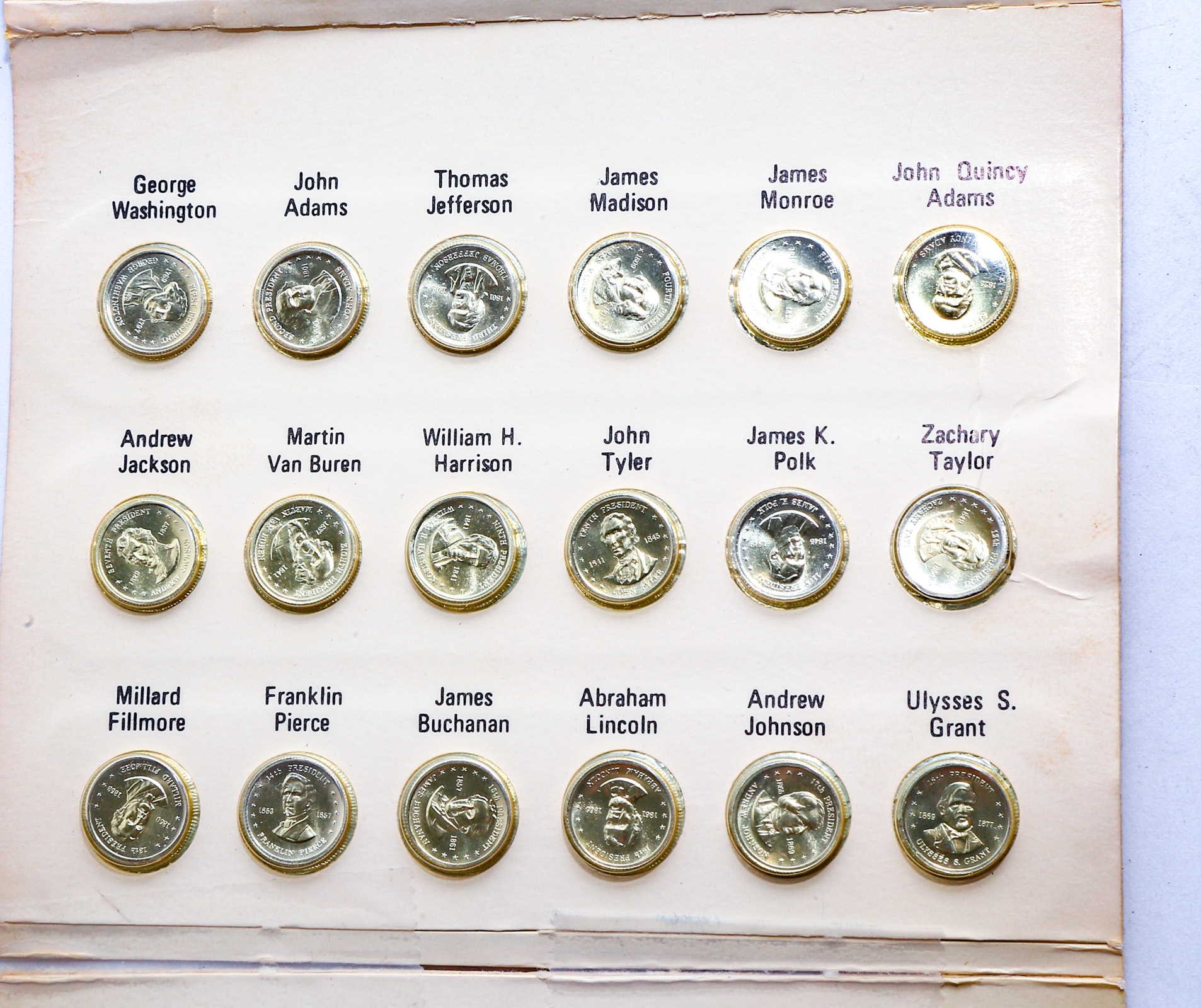 Franklin Mint | Franklin Mint Presidential Mini Coin Set Sterling ...