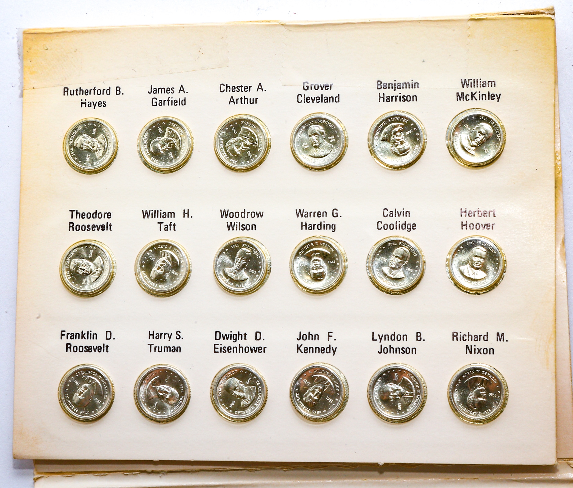 Franklin Mint | Franklin Mint Presidential Mini Coin Set Sterling ...
