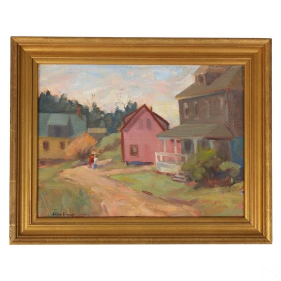 Normal | Rural Figural Impressionist Oil Painting SIGNED (20th Century ...