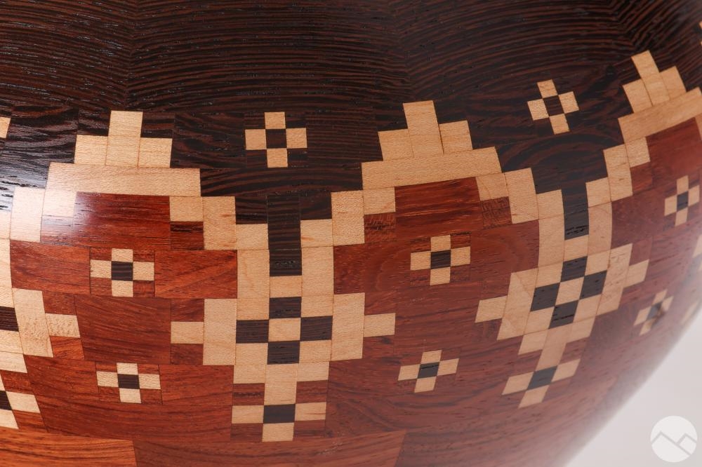 American School, 20th Century | Geometric Inlay Vase | MutualArt