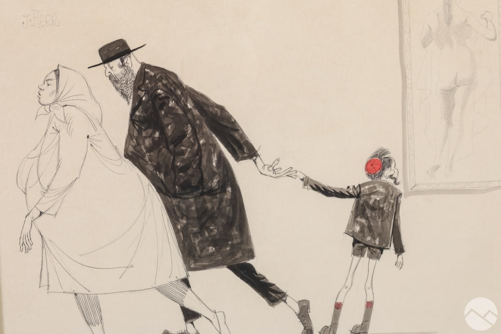 J. Herr | Figural Judaica-themed | MutualArt