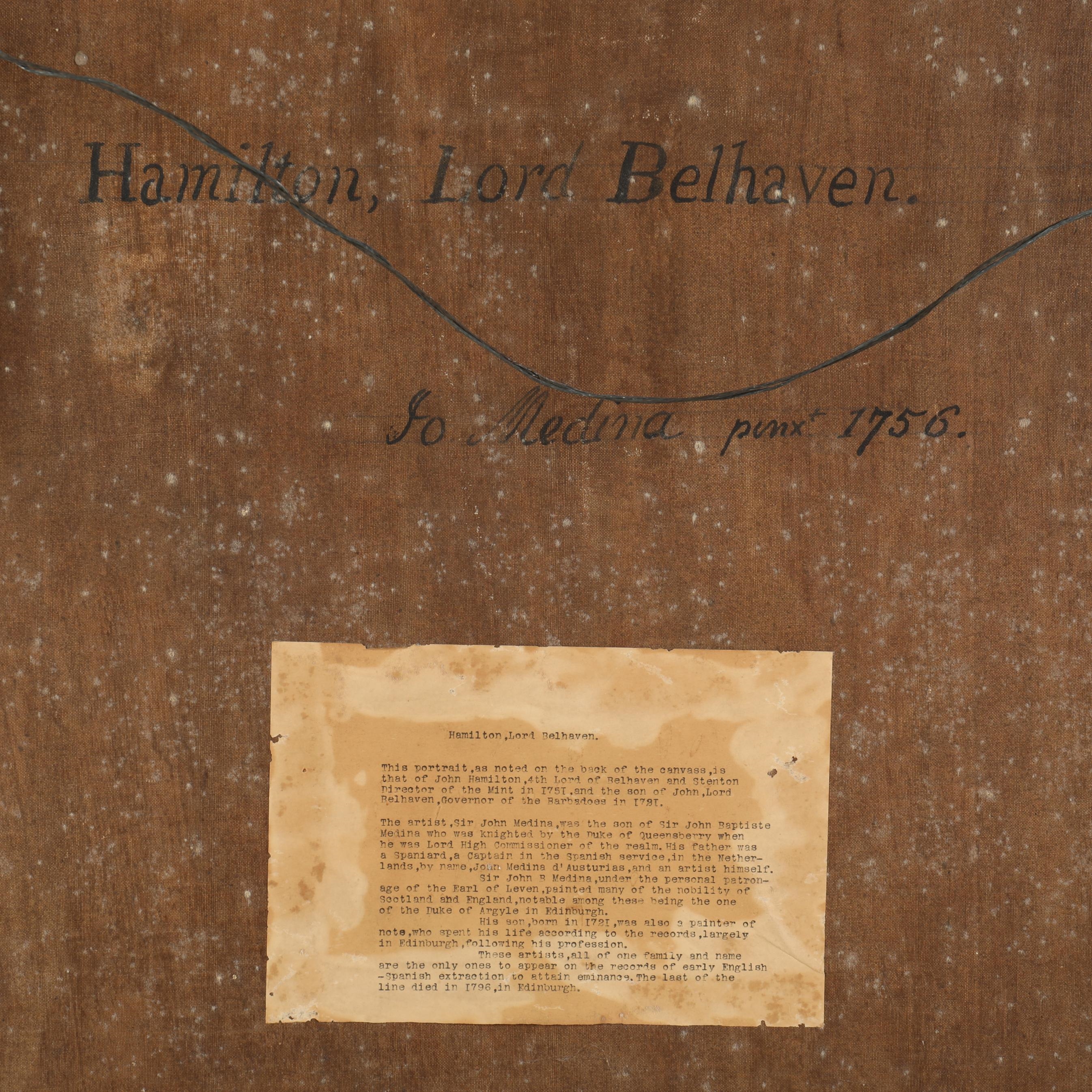 John Medina | Portrait of John Hamilton (1756) | MutualArt