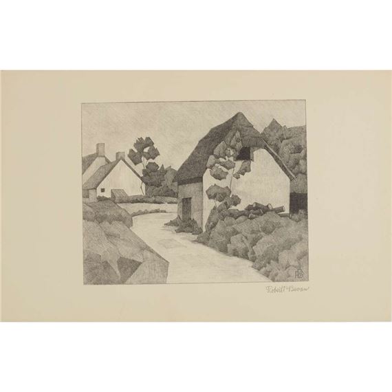 Robert Polhill Bevan | SMITHY BARN, BOLHAM - 1919 | MutualArt