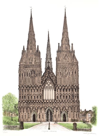 David Gentleman | Lichfield Cathedral | MutualArt