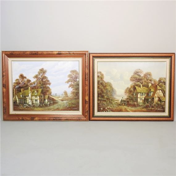 John Hooley | Country cottage scenes | MutualArt