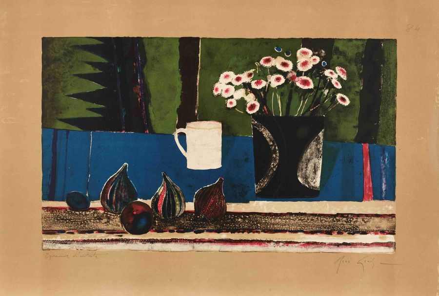 Rene Genis | 36 x 60 cm Sheet: 50 x 76 cm Tears and stains in the right ...