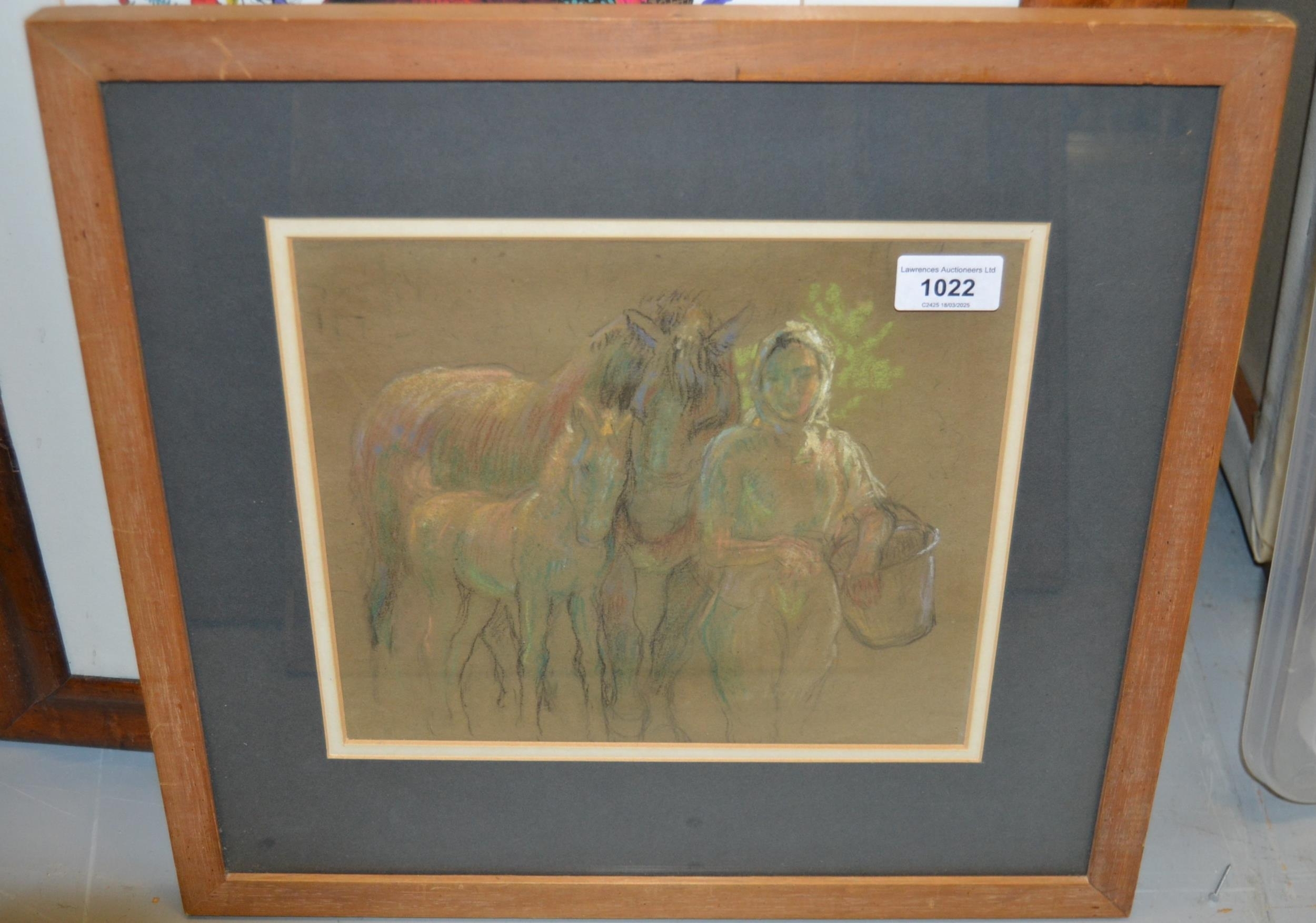 Harold Dearden | 'Bringing in the Cart Mare and Foal' | MutualArt