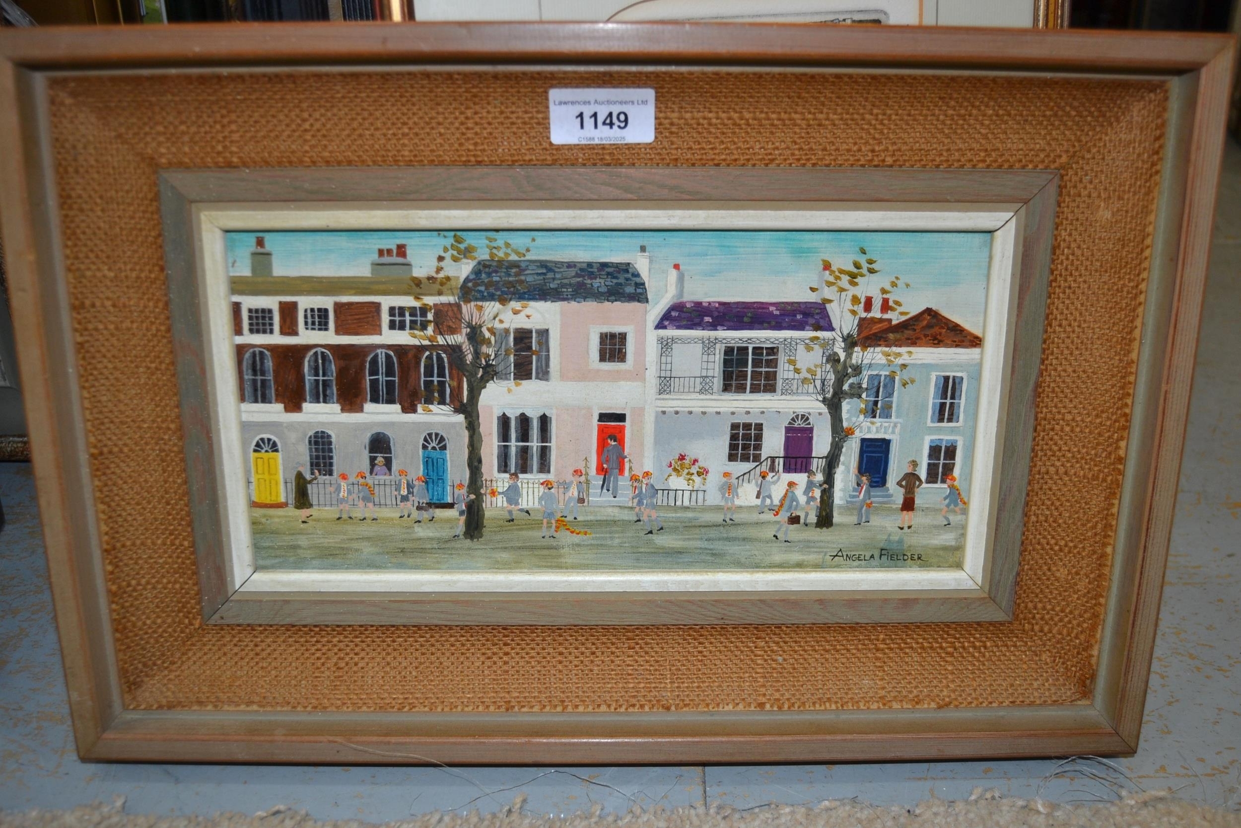 Angela Fielder | Angela Fielder 20th Century oil on board (20th Century ...