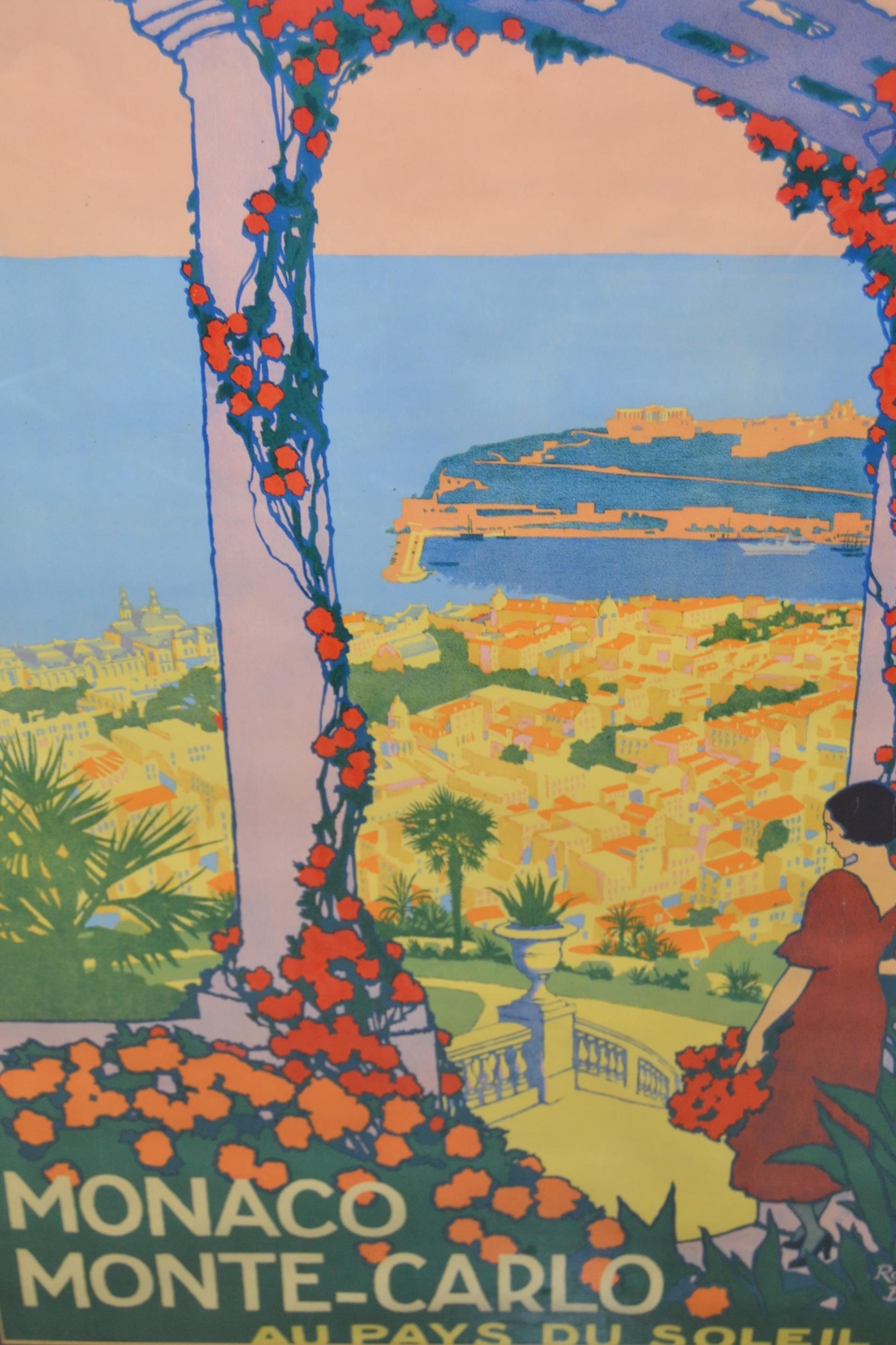 Roger Broders | an original vintage travel poster ' Monaco Monte-Carlo ...