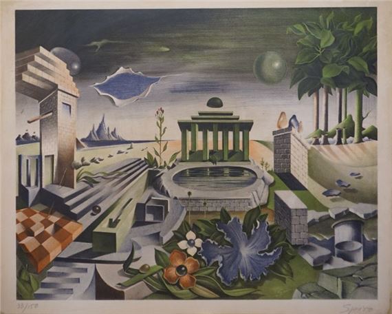 Georges Spiro | Surrealist Landscape | MutualArt