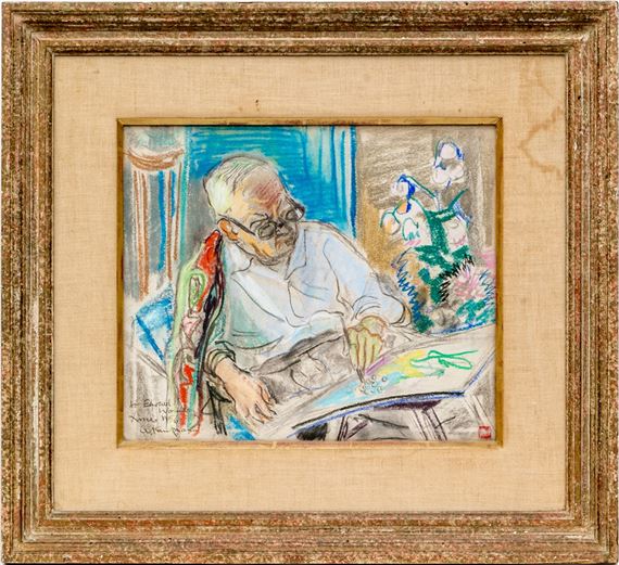 Arthur Kaufmann | Portrait Of French Artist Raoul Dufy (1950) | MutualArt