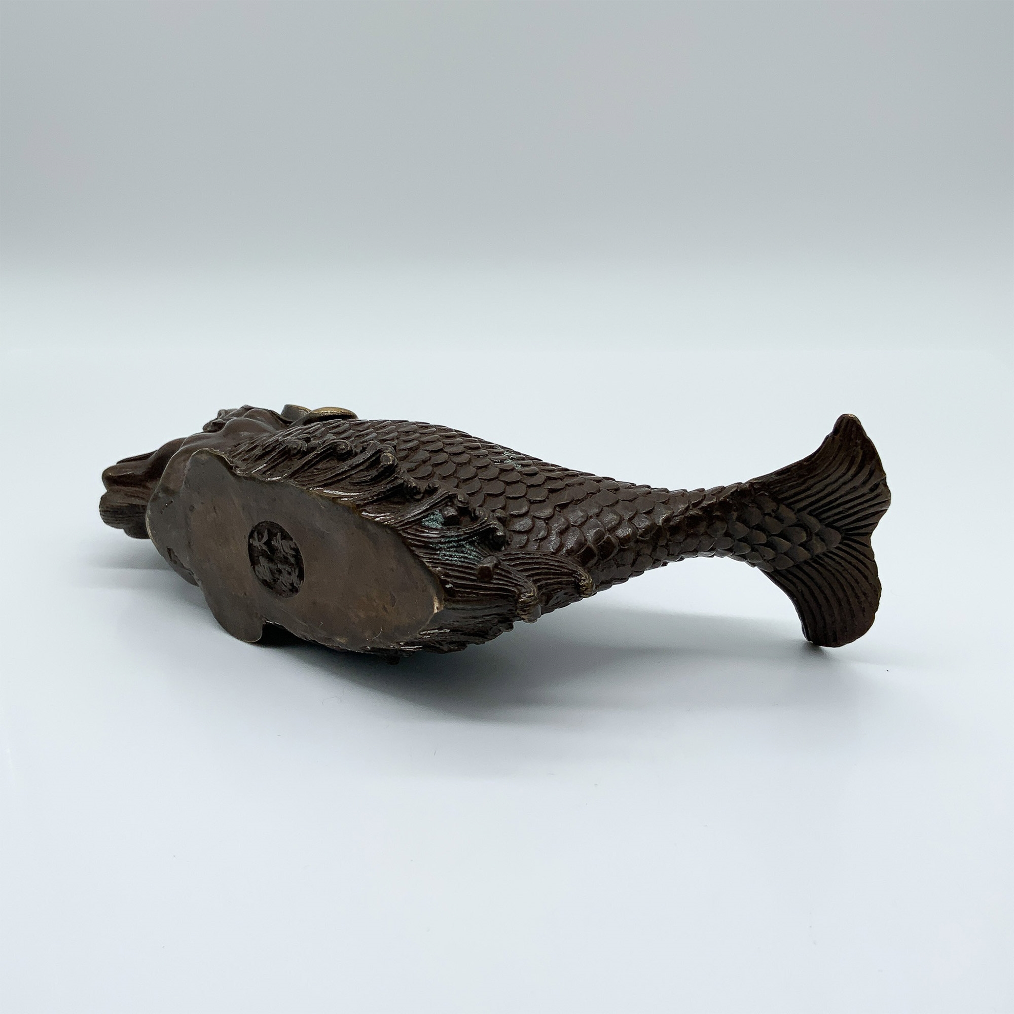 Dragon | Bronze Dragon Fish Sculpture (20th Century) | MutualArt