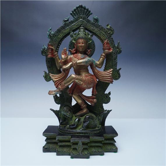 FLAME | Bronze Nataraja Shiva Dancing Sculpture | MutualArt