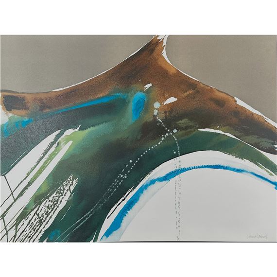 Lamar Briggs | Screenprint Tiva Landscape | MutualArt