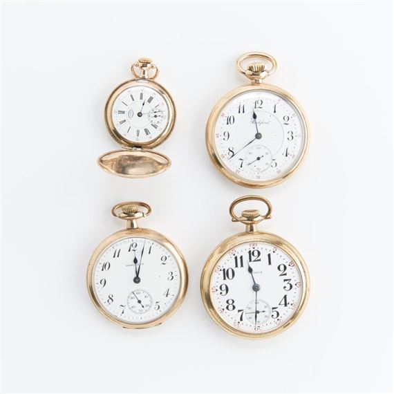 Hamilton | Group 4 Gold Filled Pocket Watches | MutualArt