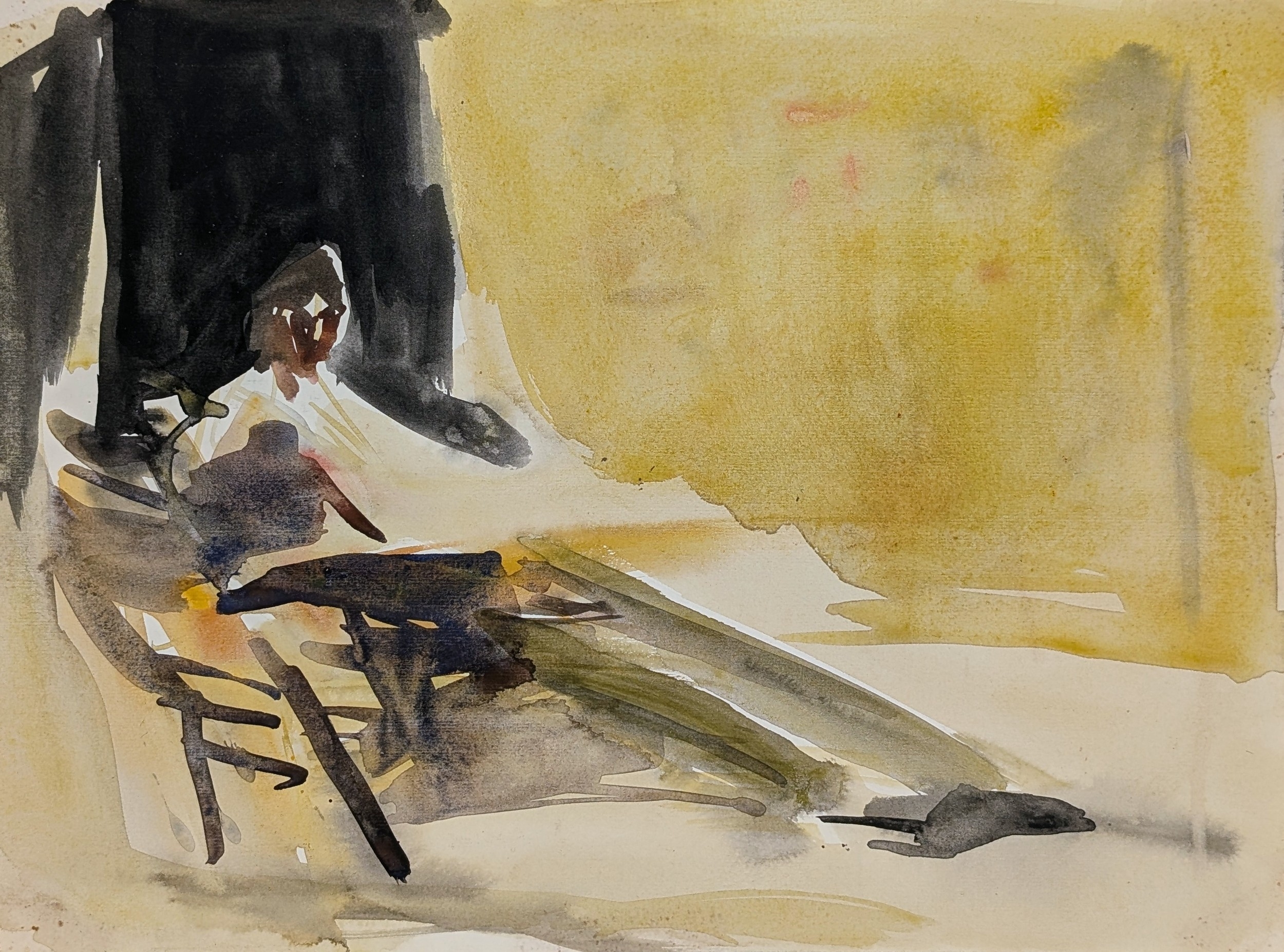 Shahabuddin Ahmed | watercolour on paper (Circa 1980s) | MutualArt