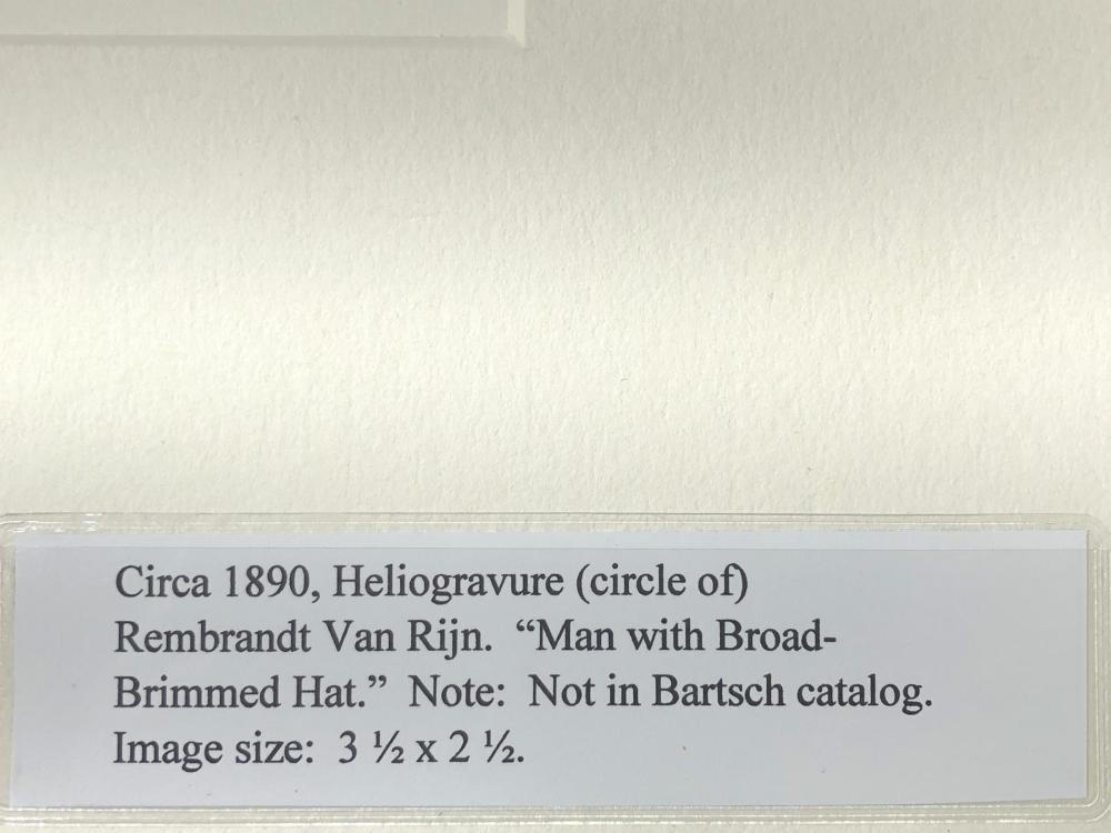 Rembrandt van Rijn | Circa 1890 Heliogravure (circle of) Rembrandt ...