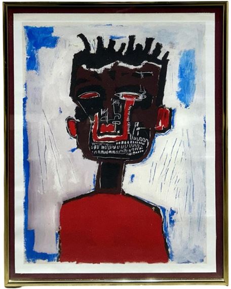 Jean-Michel Basquiat | Jean-Michel Basquiat Abstract Portrait Serigraph ...