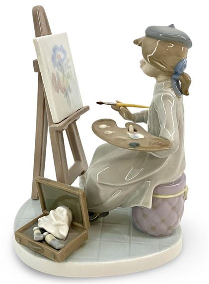 Young | Lladro Porcelain Joven Pitora Sculpture | MutualArt