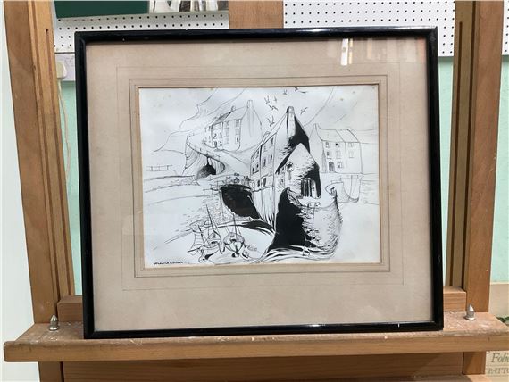 Frederick T.W. Cook | Village Scene | MutualArt