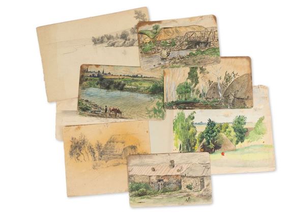 Vasily Sitnikov | Vasily Sitnikov (1915-1987). Set of seven works from ...