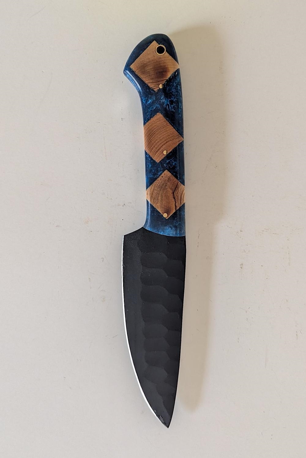 STEEL | Handcrafted Heirloom Damaskus Steel Knife 10 Long | MutualArt