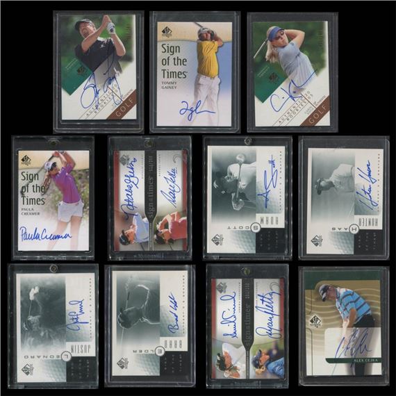 Adam Scott | Various Autographed Golf Cards (2003) | MutualArt