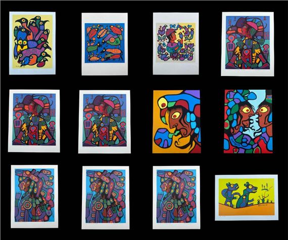 Norval Morrisseau | Norval Morrisseau Limited Edition Prints | MutualArt