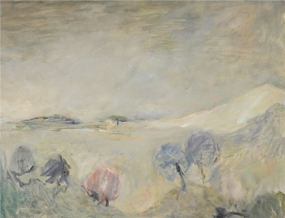 Robert Droulers | Robert DROULERS (1920-1994) Landscape with trees ...