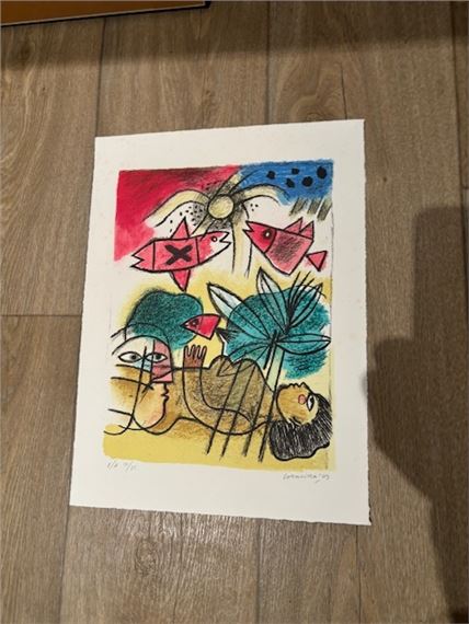 Corneille | Les Oiseaux Rouges (2003) | MutualArt