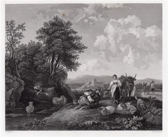 Nicolaes Berchem | A Landscape | MutualArt