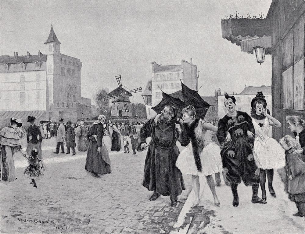 Norbert Goeneutte | The Mid-Lent Carnival in Paris | MutualArt