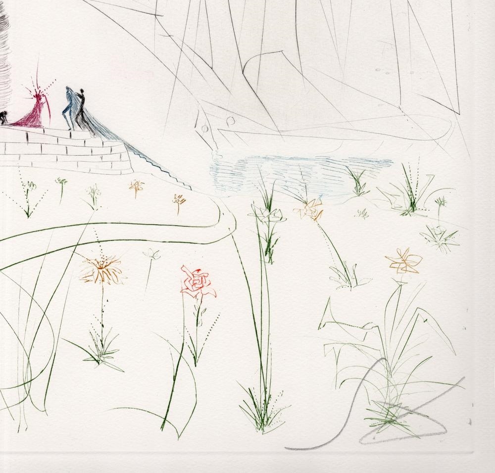 Salvador Dalí | Salvador Dali Tristan Etching Signed Limited Framed ...