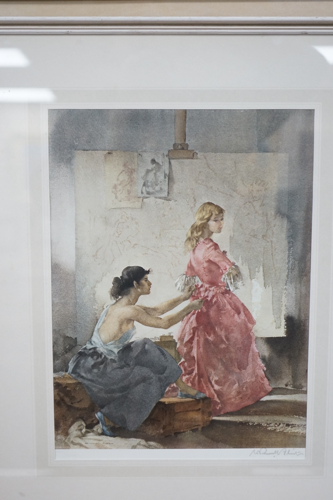 William Russell Flint | Women in interiors | MutualArt