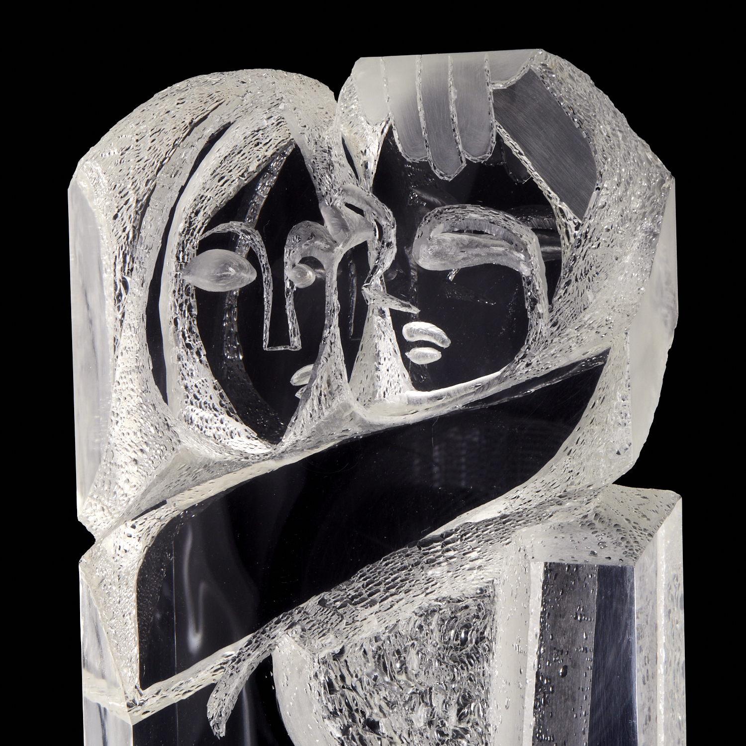 Shlomi Haziza | carved 4-inch thick lucite slab | MutualArt