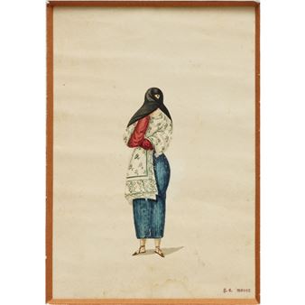 Gustave Adolphe Mossa | The ephebe and the tarasque (1902) | MutualArt