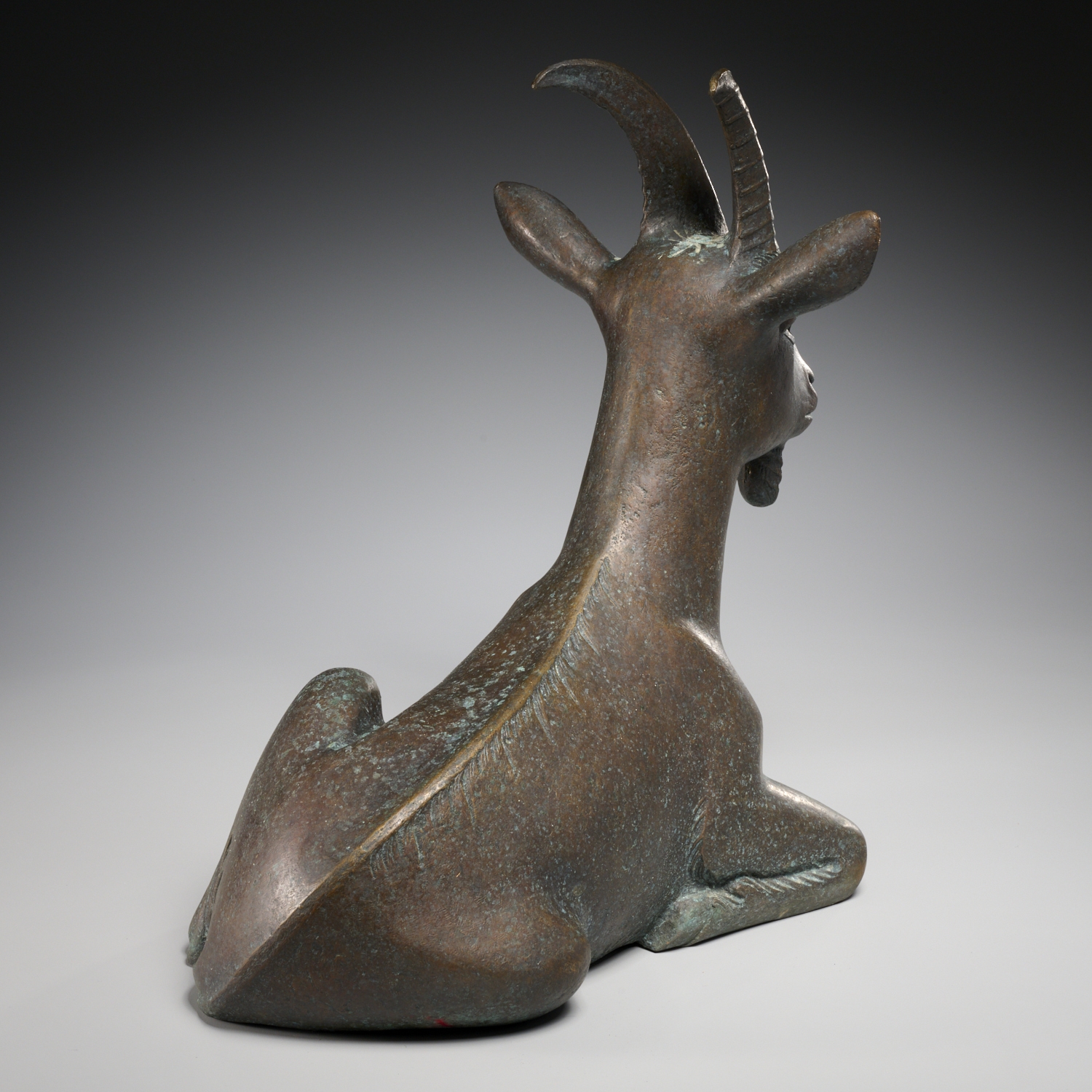 Aleko Kyriakos | Recumbent Goat (Circa 1962) | MutualArt