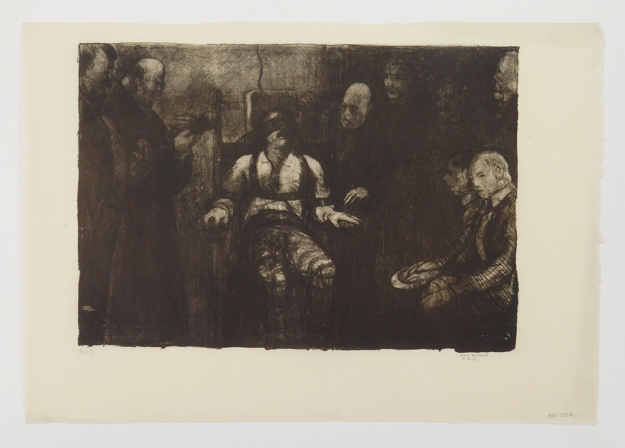 George Bellows | George Bellows (American, 1882-1925) lithograph (1917 ...