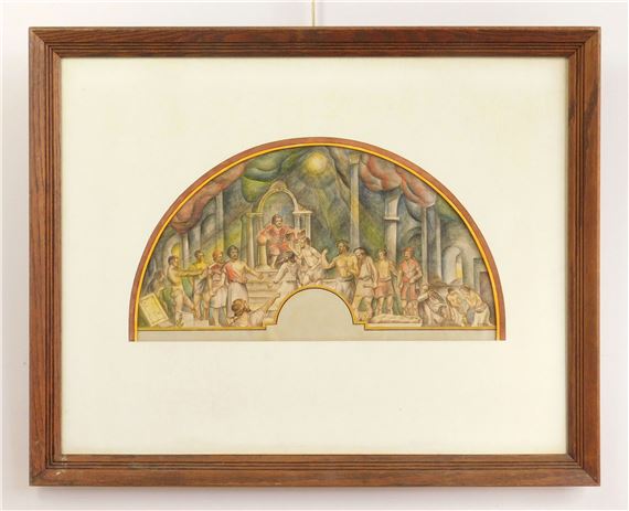 William Gisch | Mural Study (1936) | MutualArt