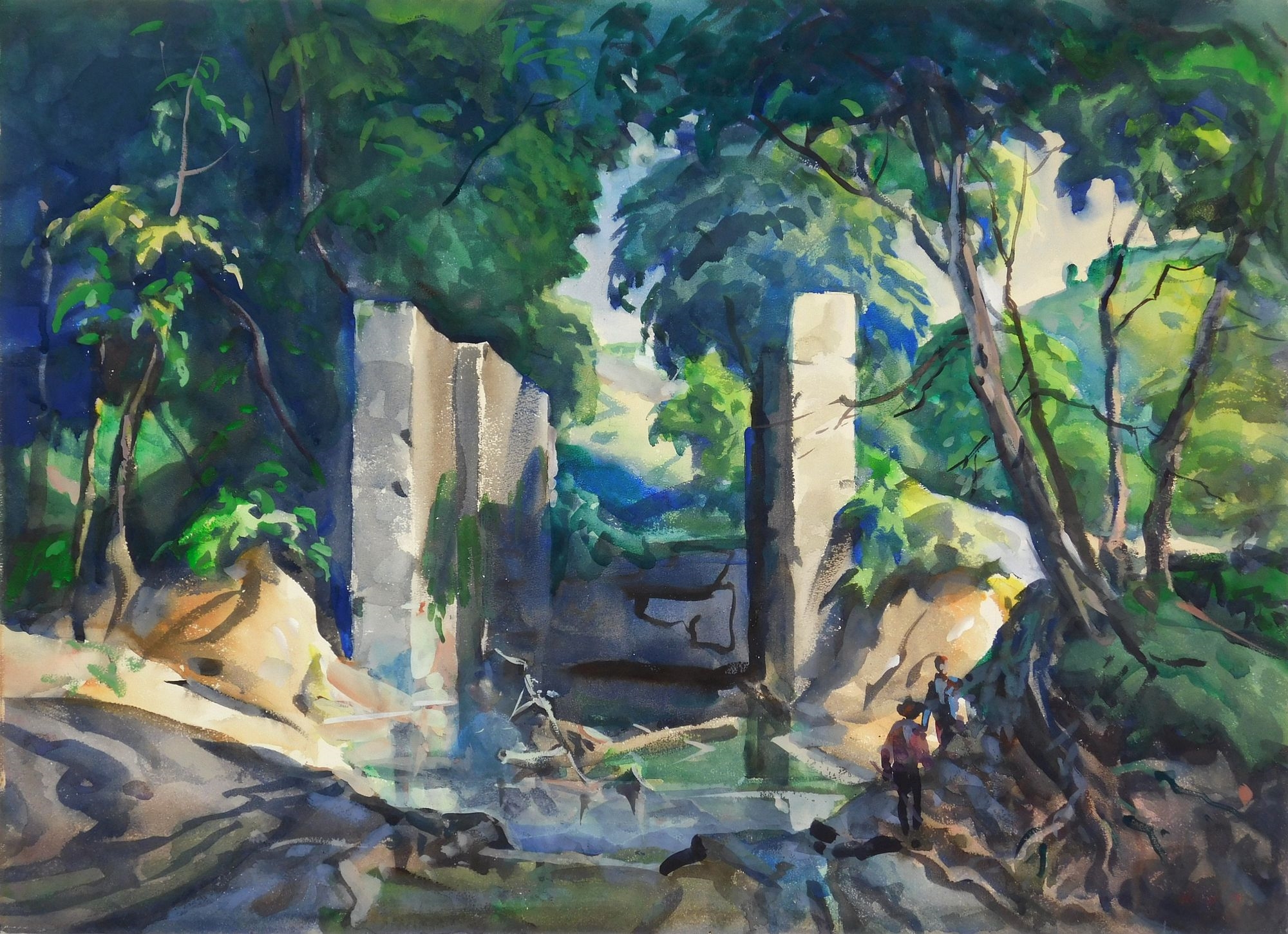 Frank Nelson Wilcox | The Last Lock (1959) | MutualArt