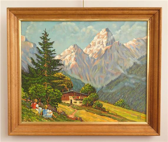 William Gisch | Alps Scene (1975) | MutualArt